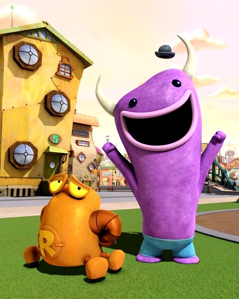Robot and Monster on Nickelodeon. Photo: Nickelodeon. ©2012 Viacom ...