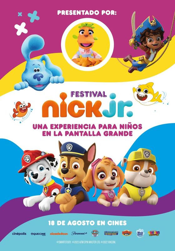 EL FESTIVAL NICK JR. LLEGA A LA PANTALLA GRANDE CON LOS PERSONAJES ...